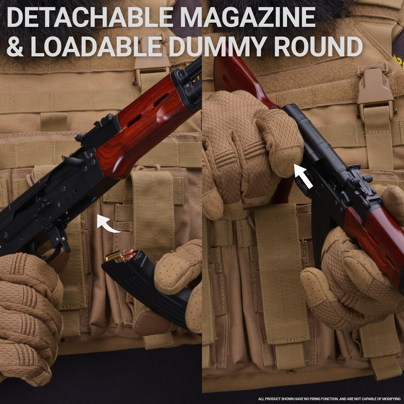 AKM - Wood - Maximum Armory Licensed Miniature Model - 1:1.67 Scale