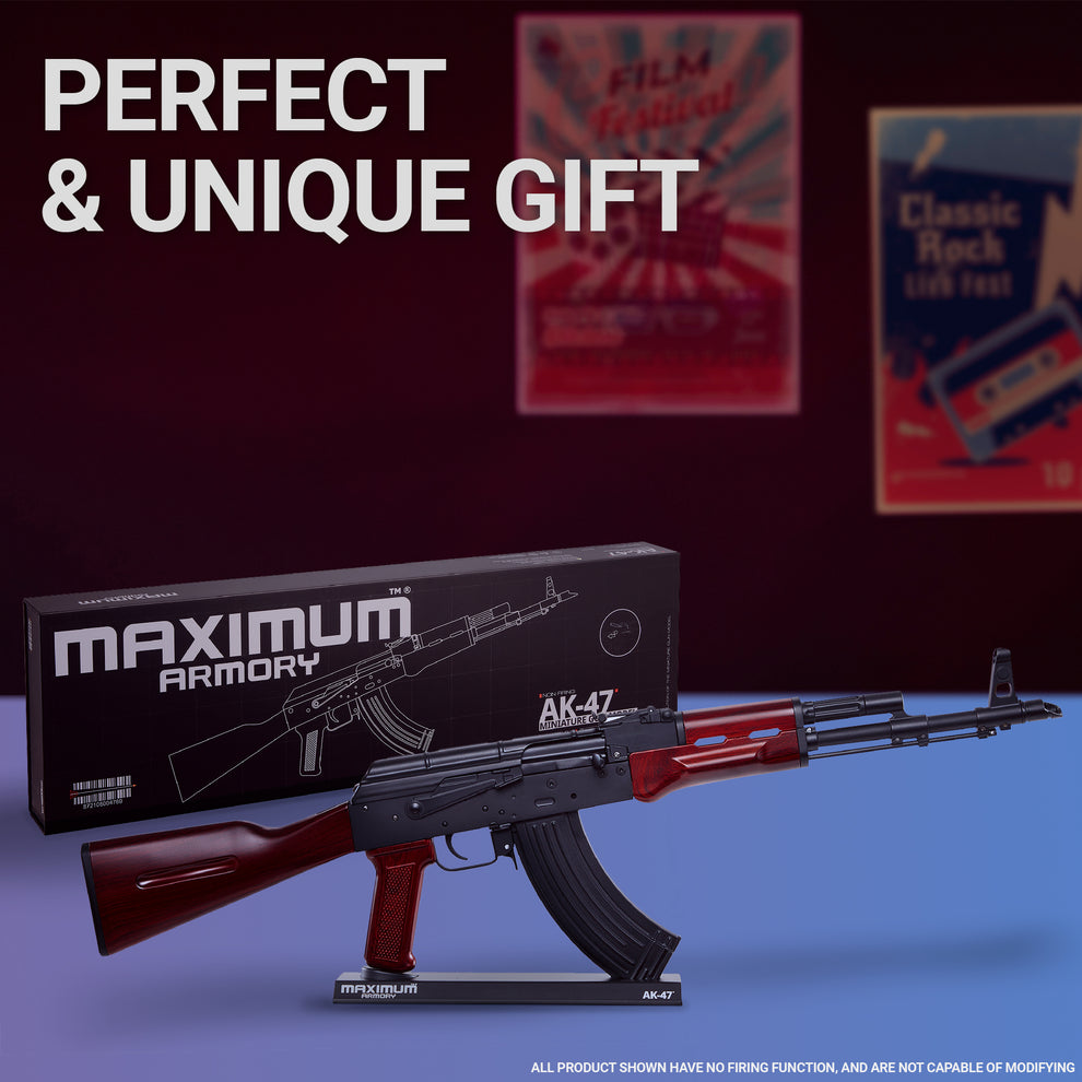 AKM - Wood - Maximum Armory Licensed Miniature Model - 1:1.67 Scale